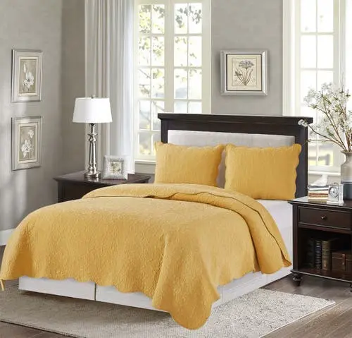 C&F HOME Christiana Honey Quilt Bedding Collection - Yellow
