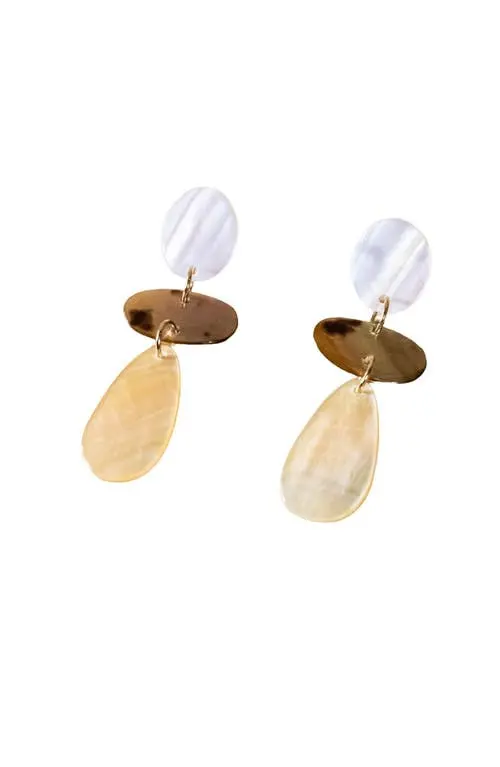 LIKHA Mother-of-pearl Dangle Earrings - Multicolor