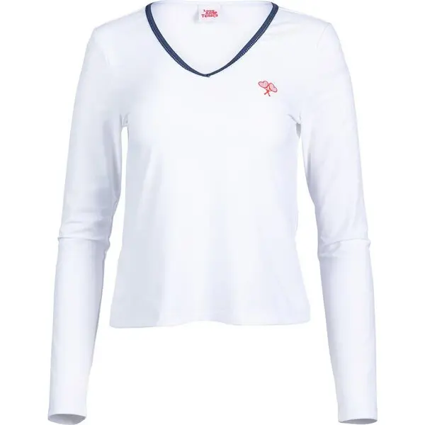 LOVE ALL TENNIS Kate Long Sleeve Top - Navy