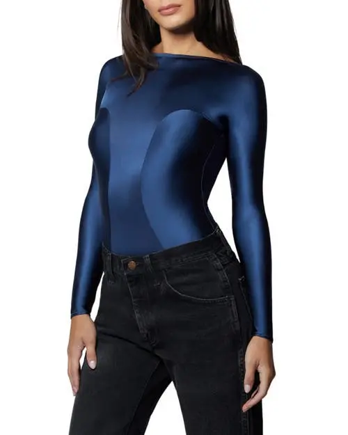 Kiki De Montparnasse Liquid Contour Backless Bodysuit