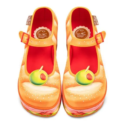 HOT CHOCOLATE DESIGN Mary Jane Platforms