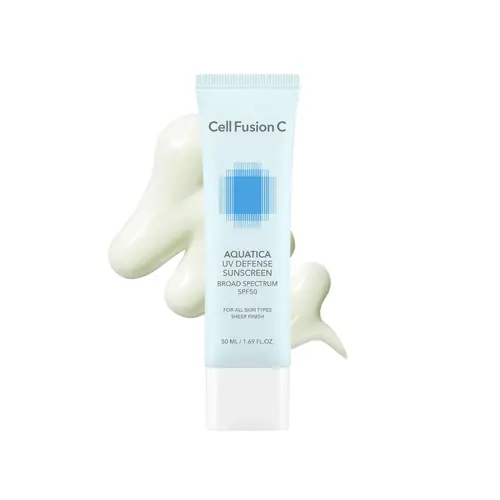 CELL FUSION C Aquatica Uv Defense Face Sunscreen - Light Blue
