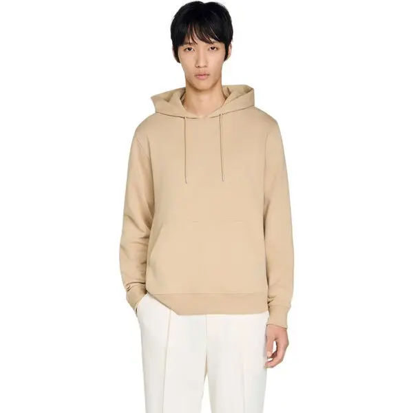 Sandro Logo Sweatshirt - Beige
