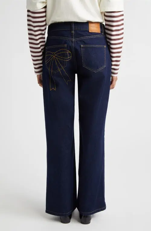 Sandy Liang Taro Bootcut Jeans