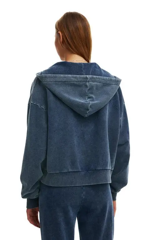 COTTON ON Oversized Zip Through Hoodie