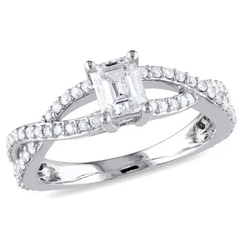 JULIANNA B. 14k Diamond Engagement Ring - 14k White Gold