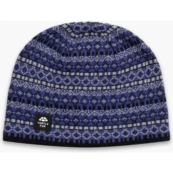Turtle Fur Franz Merino Wool Beanie - Royal