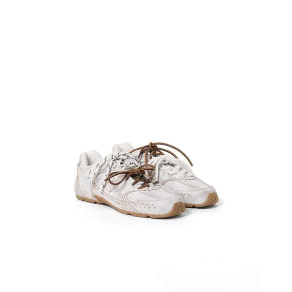 Miu Miu New Balance X 530 Sl Leather Sneakers