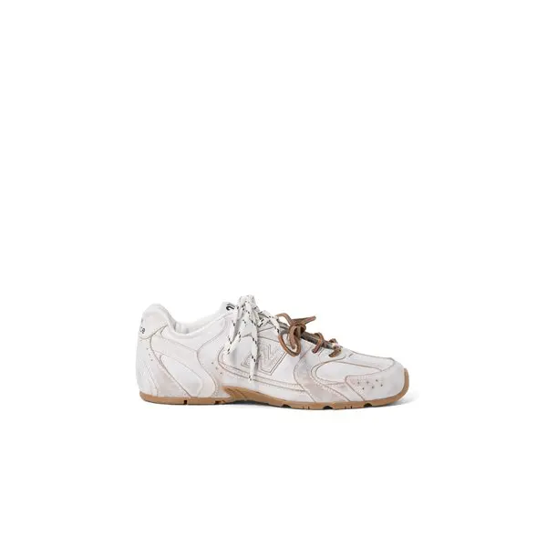 Miu Miu New Balance X 530 Sl Leather Sneakers