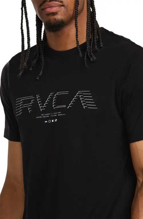 Rvca Big Flyer Performance Graphic T-shirt