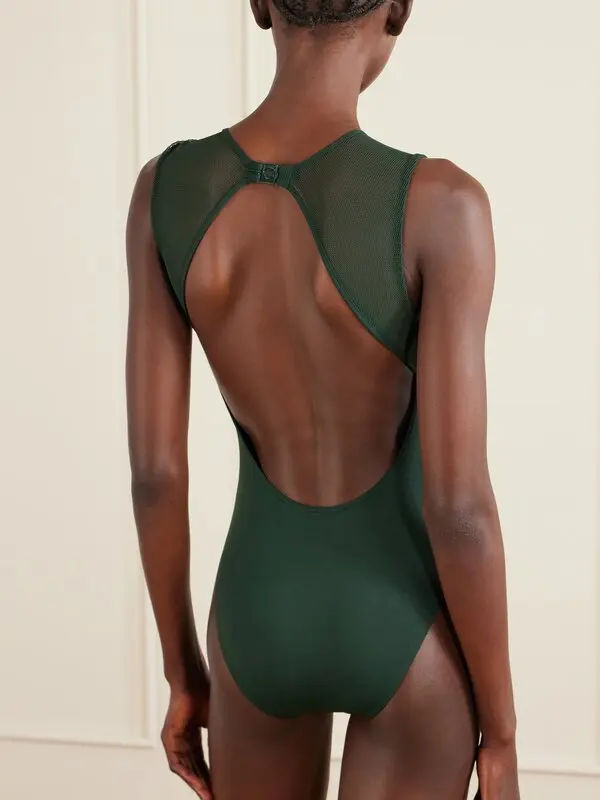 ERES Unique Open-back Swimsuit - Green