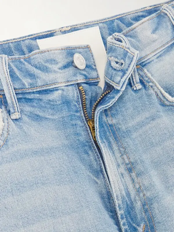 MOTHER The Hustler Roller Sneak High-rise Wide-leg Jeans