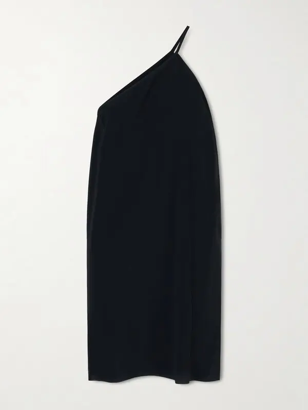 Rick Owens One-shoulder Crepe Mini Dress