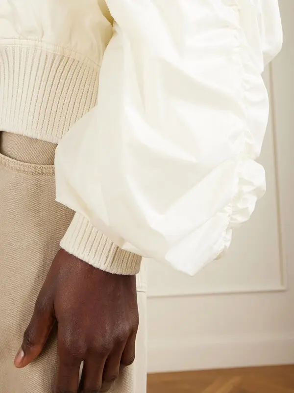 Rick Owens Shell Bomber Jacket - Neutrals