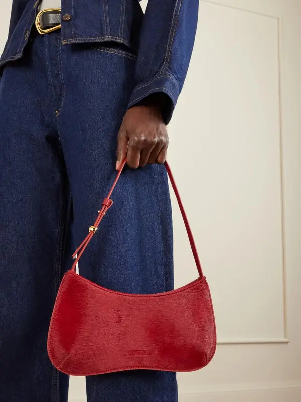 Jacquemus Le Bisou Calf Hair Shoulder Bag
