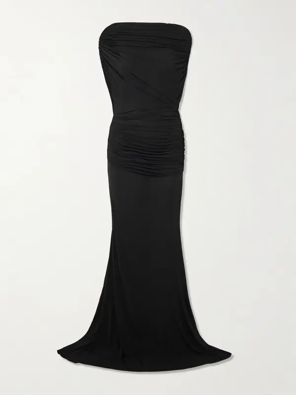 Alex Perry Draped Cape-effect Stretch-jersey Gown