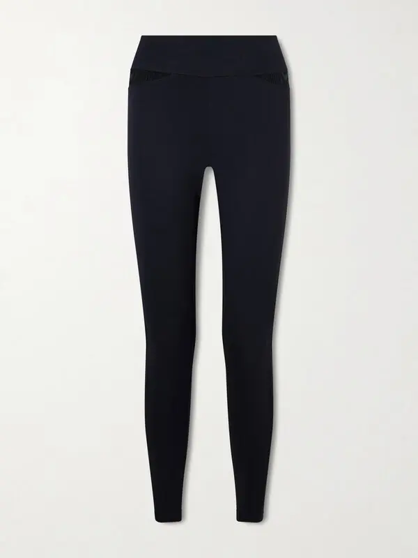 ERES Comaneci Mesh-trimmed Stretch-jersey Leggings