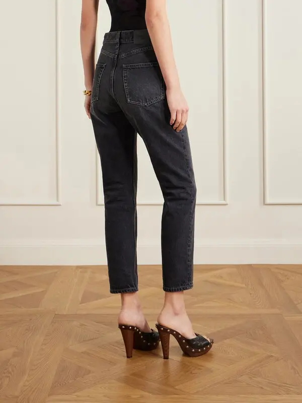 Saint Laurent High-rise Slim-leg Jeans