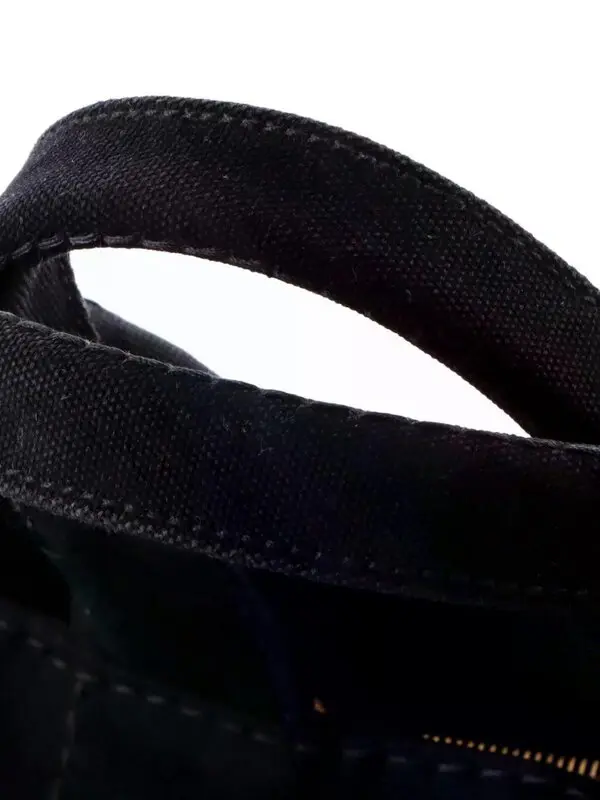 Prada Canapa Convertible Canvas Medium Tote Bag