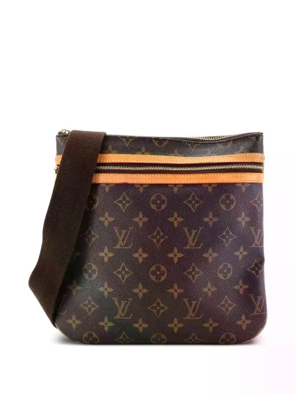 LOUIS VUITTON Bosphore Pochette Monogram Canvas Crossbody Bag - Brown
