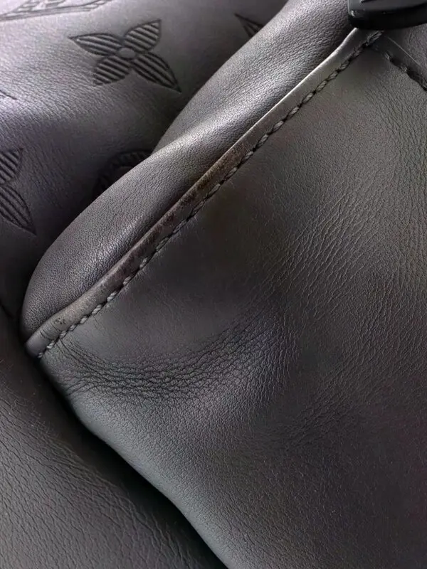 LOUIS VUITTON Racer Monogram Shadow Leather Backpack