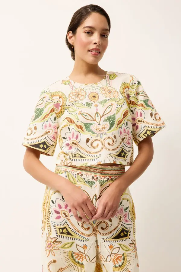 MARIE OLIVER Drew Cropped Top