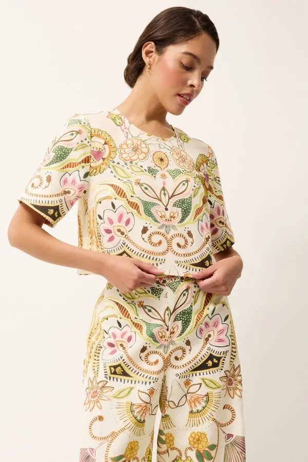 MARIE OLIVER Drew Cropped Top