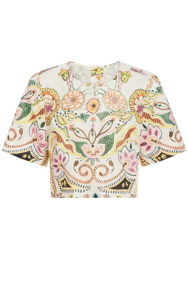 MARIE OLIVER Drew Cropped Top