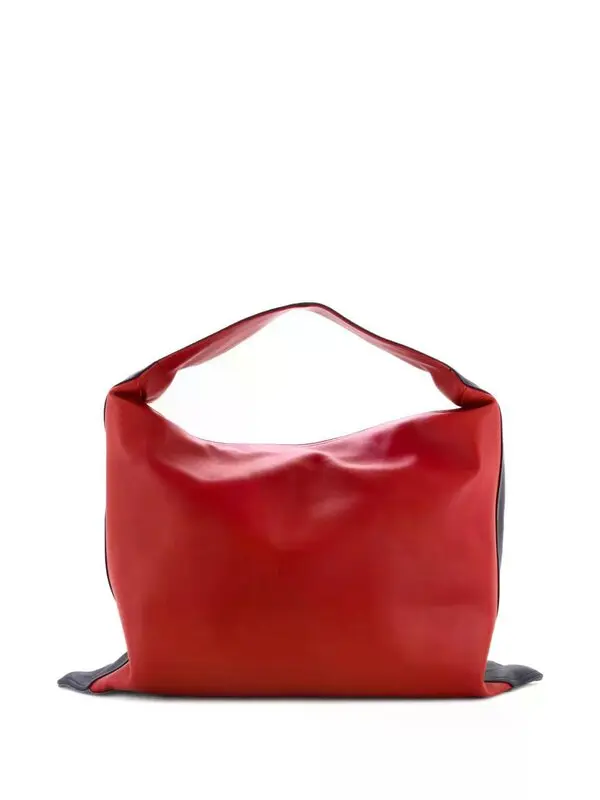 Bottega Veneta Hop Leather Large Hobo Bag - Red