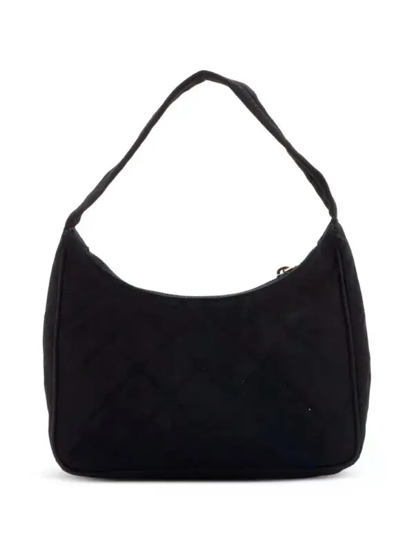 Prada Quilted Tessuto Small Hobo Bag