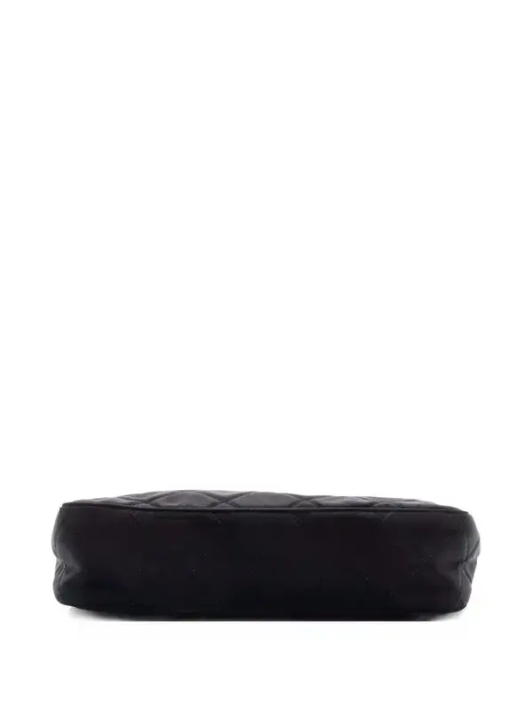 Prada Quilted Tessuto Small Hobo Bag