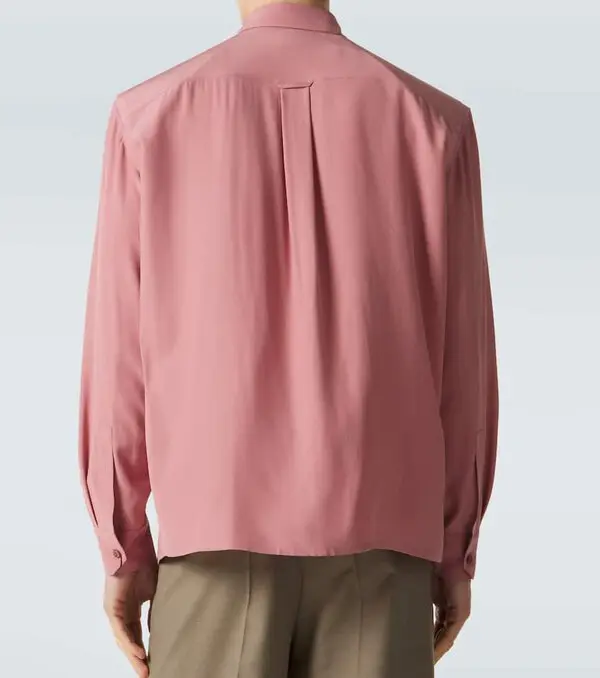 Saint Laurent Silk Crêpe Satin Shirt