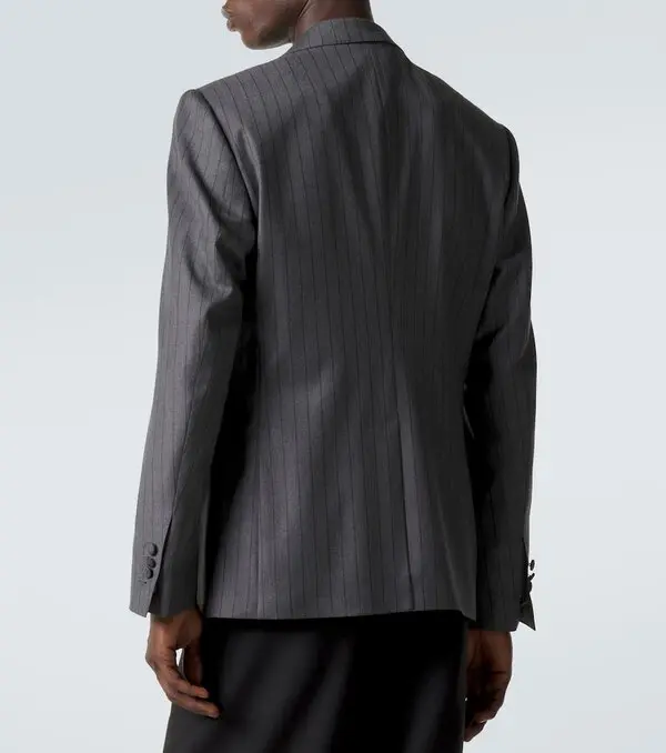 Dolce & Gabbana Pinstripe Virgin Wool Blazer