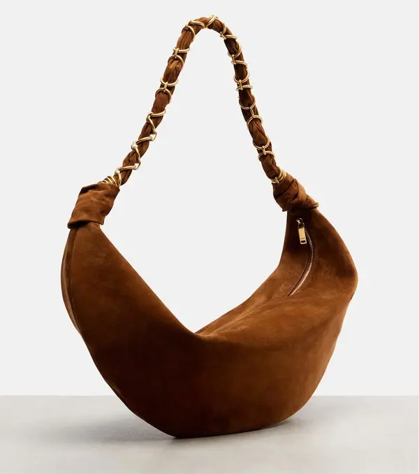 Saint Laurent Amalia Suede Shoulder Bag