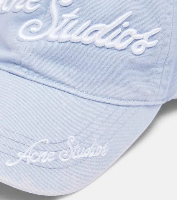 Acne Studios Logo Denim Baseball Cap
