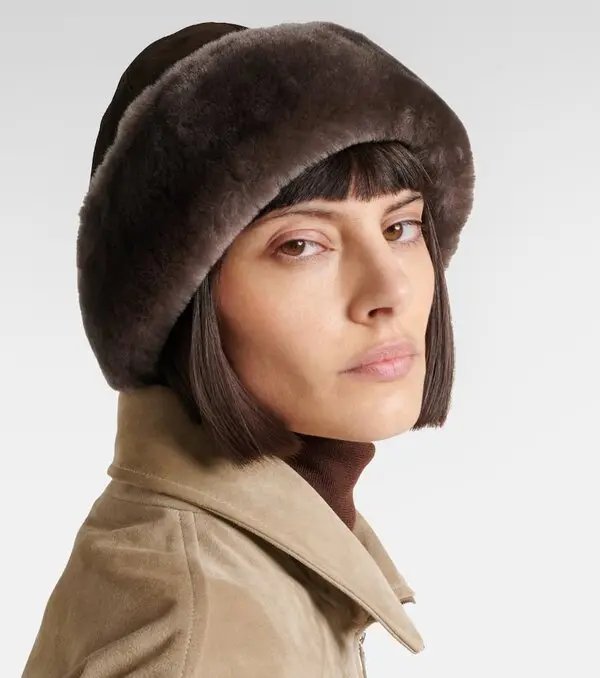 Nour Hammour Toki Shearling Hat
