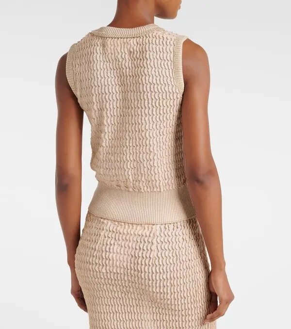 MAISON MARGIELA Ribbed-knit Vest