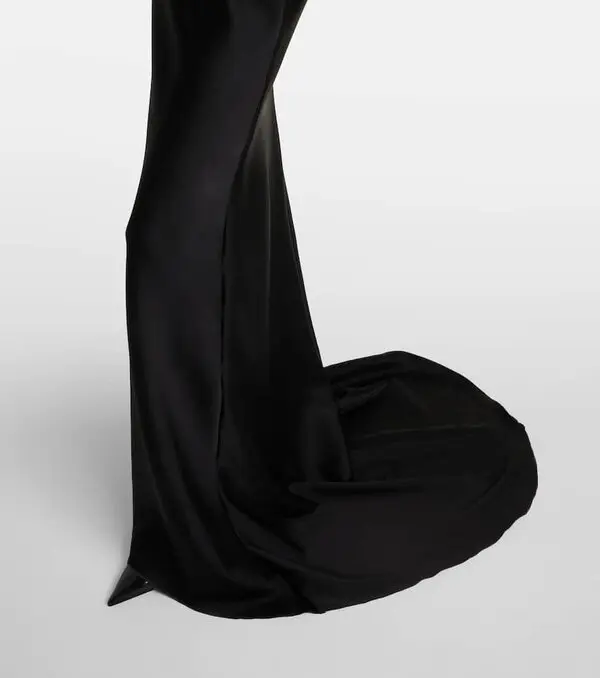 David Koma Embroidered Peplum Gown