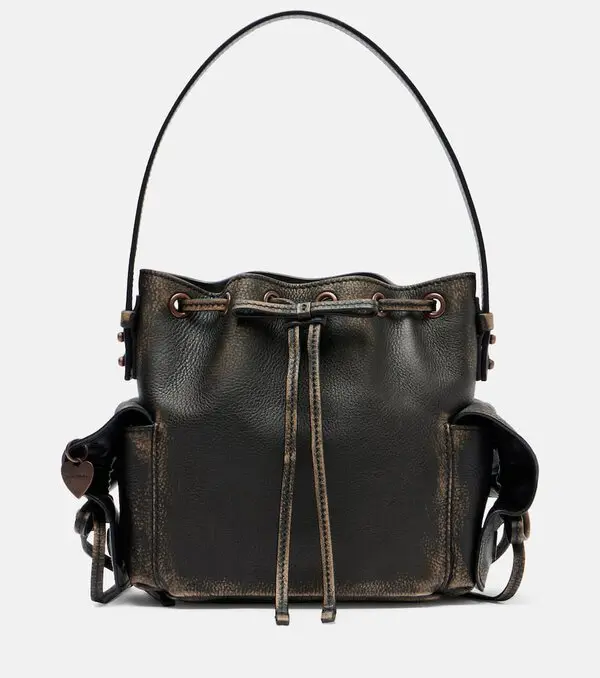 Acne Studios Leather Bucket Bag