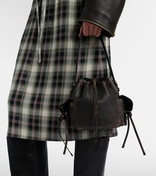Acne Studios Leather Bucket Bag