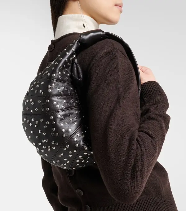 LEMAIRE Croissant Large Leather Shoulder Bag
