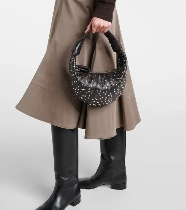 LEMAIRE Croissant Large Leather Shoulder Bag