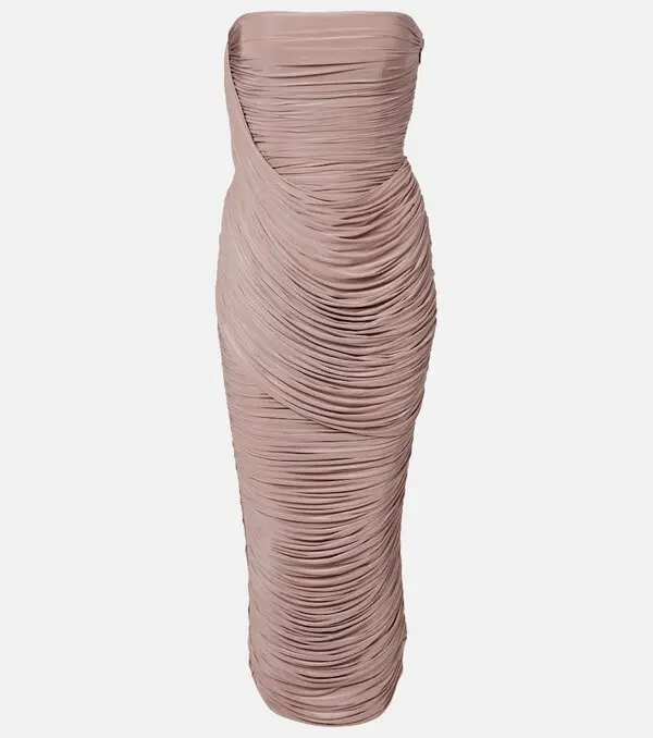 Alex Perry Draped Bustier Dress
