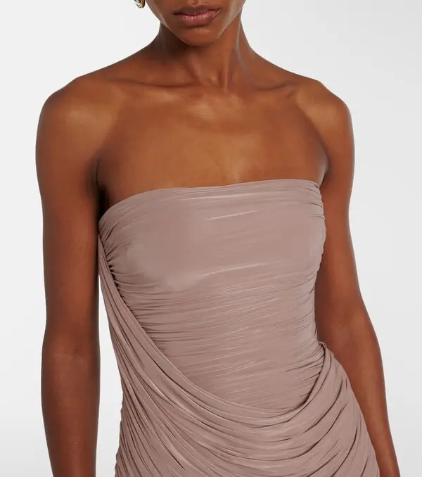 Alex Perry Draped Bustier Dress
