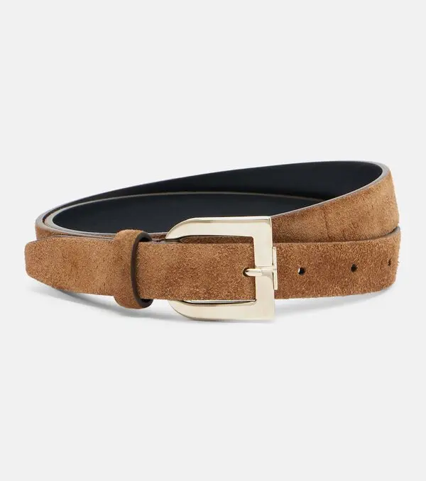 TOM FORD Suede Belt - Brown