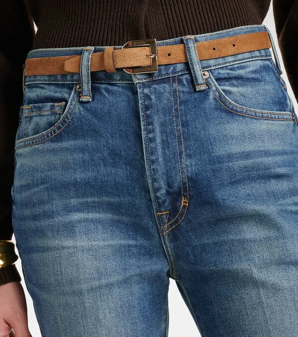 TOM FORD Suede Belt
