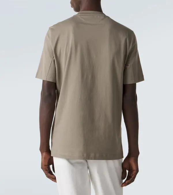 Brunello Cucinelli Cotton Jersey T-shirt - Green
