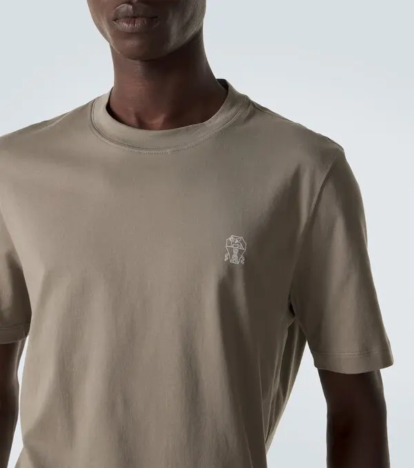 Brunello Cucinelli Cotton Jersey T-shirt - Green