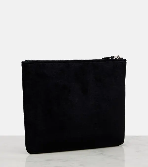 Valentino Garavani Vlogo Velvet Pouch