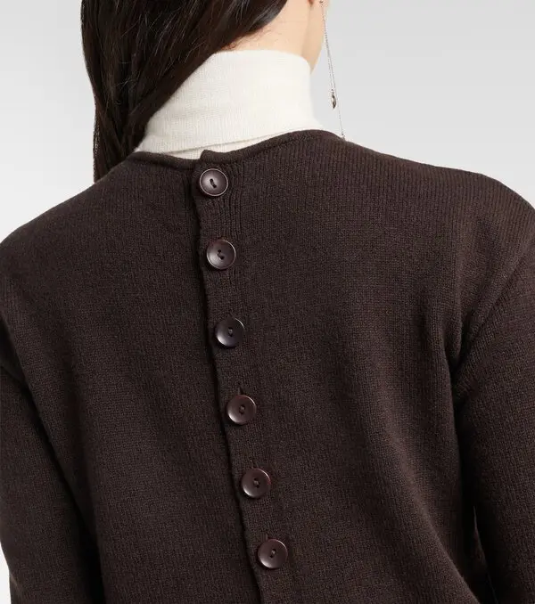 LEMAIRE Reversible Wool And Cashmere Cardigan